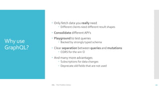 Create flexible React applications using GraphQL apis | PPT