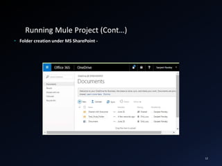 Create folder in microsoft share point | PPT