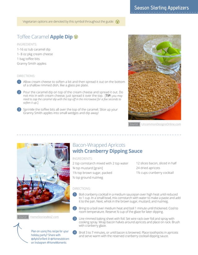 Create Holiday Recipes | PDF
