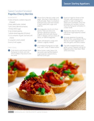 Create Holiday Recipes | PDF