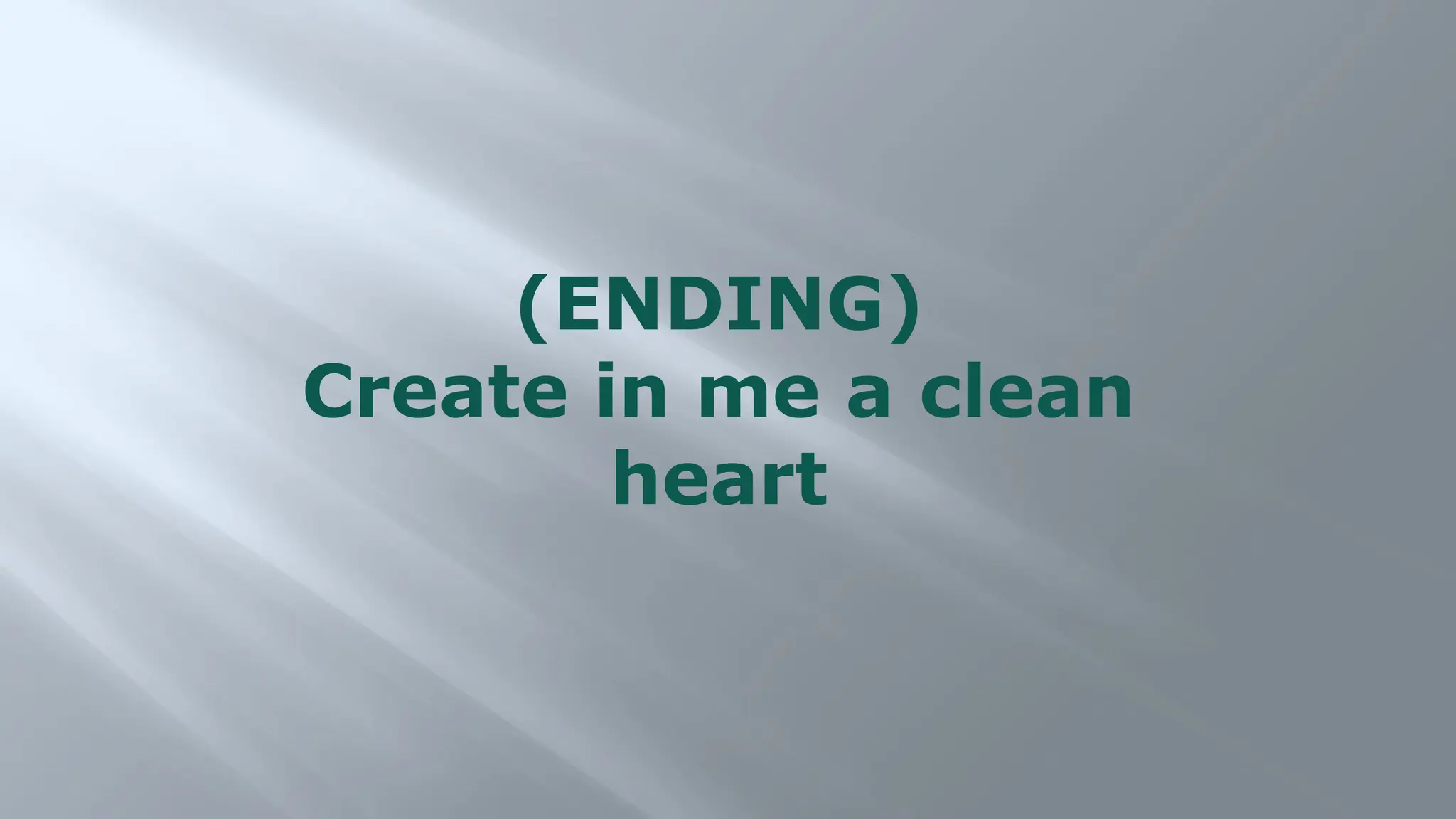 CREATE IN ME LYRICS BY COUPLES FOR CHRIST | PPTX