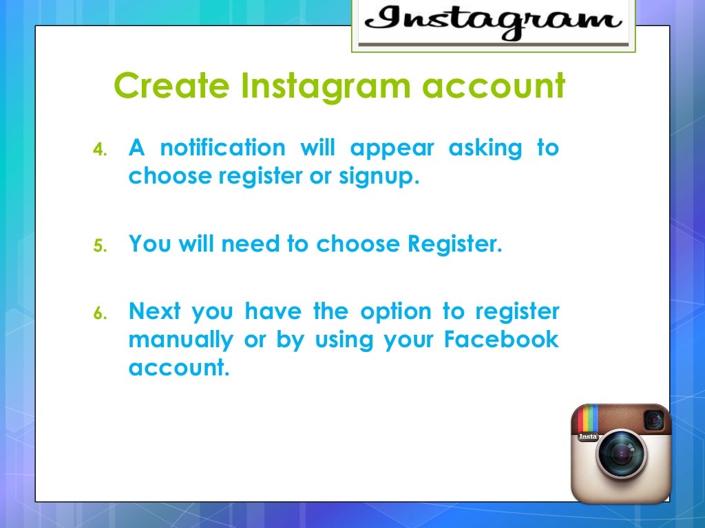 Create instagram account login sign up online