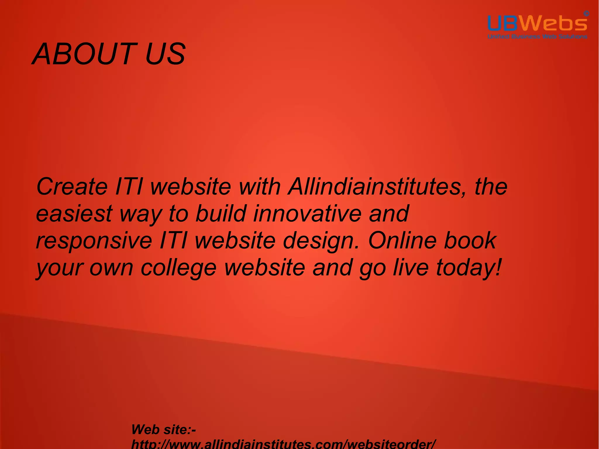 Create iti website | allindiainstitutes | PPT