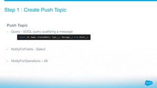 Forcelandia 2018 - Create lively lightning components with streaming api | PPT | Free Download