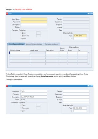 Create new user | PDF