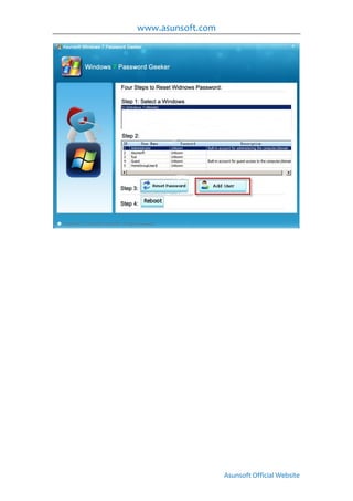 Create new user account for windows 7 without login | PDF