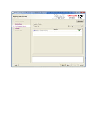 Create non-cdb (traditional) oracle database 12c on windows | PDF | Databases | Computer ...