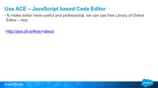 Create Salesforce online IDE in 30 minutes | PPTX | Web Development ...