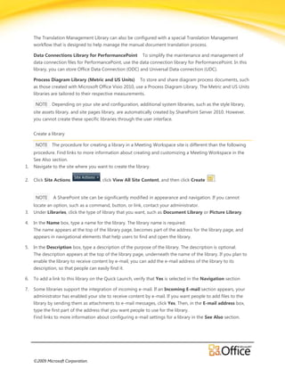 Create or Delete a Library in SharePoint 2010 - EPC Group | PDF