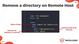 Create or Remove files and directories - RHCE.pdf