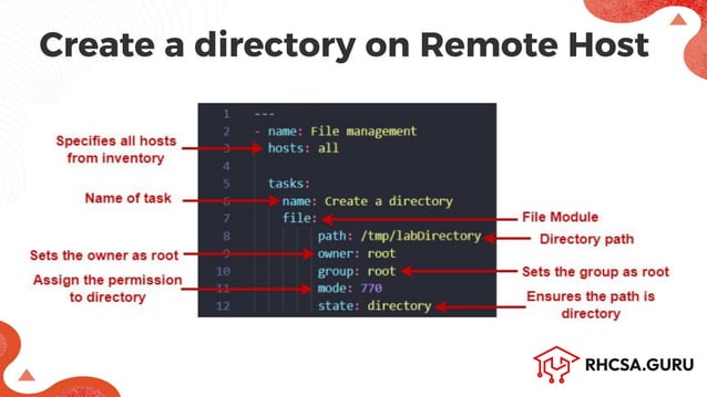 Create or Remove files and directories - RHCE.pdf
