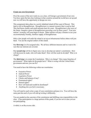 Create our own government | PDF