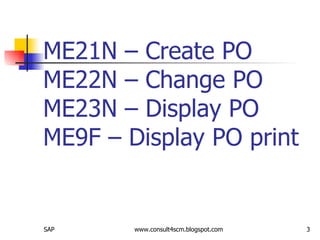 Create Purchase Order With Reference In Sap System | PPT