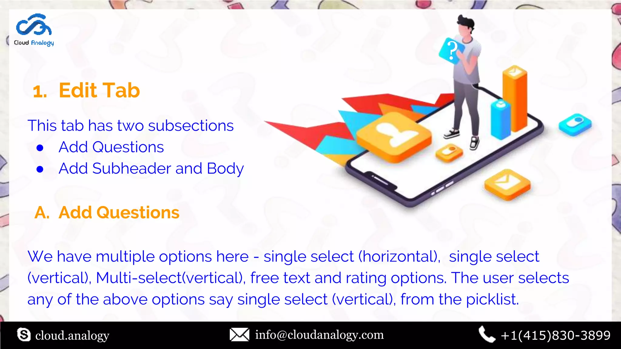Create Questions with Survey force App | PPTX | Internet | Computing