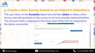 Create Questions with Survey force App | PPTX | Internet | Computing