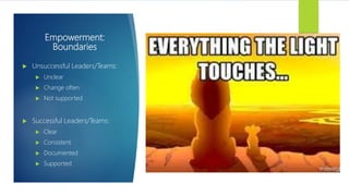 Create rock star teams leading through empowerment and trust | PPTX