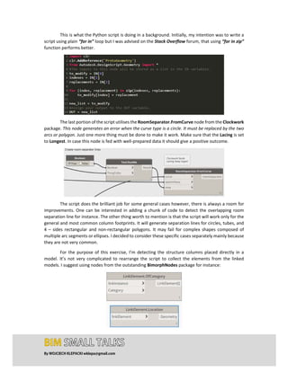 Create room separations lines for the structure columns | PDF