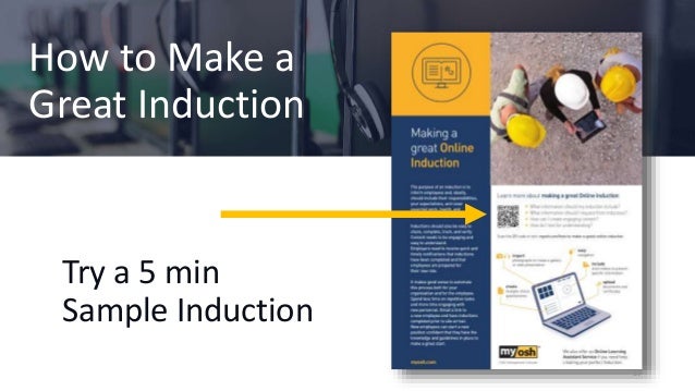 Create share manage online inductions whs show melbourne 2018