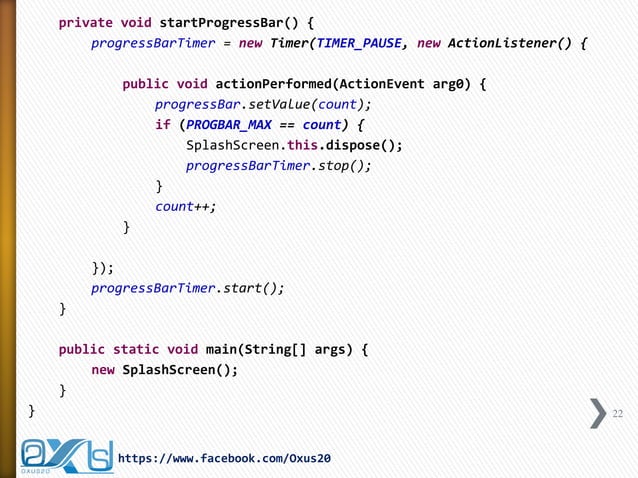 Create Splash Screen with Java Step by Step | PPT