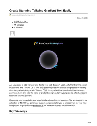 Create Stunning Tailwind Gradient Text Easily.pdf