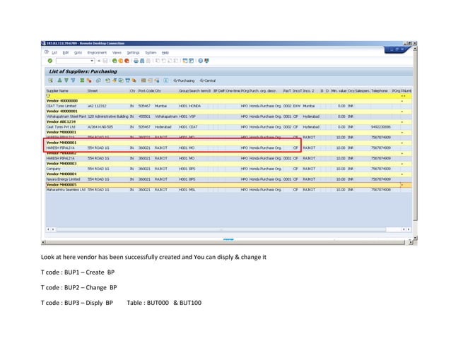 Create supplier in migration cockpit (LTMC) | PDF | Technology & Computing