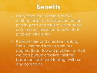 KJ method | PPTX