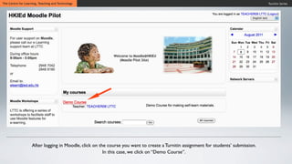 Create Turnitin Assignment in Moodle (Basic) | PPT