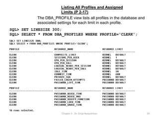 Create user database management security | PPT