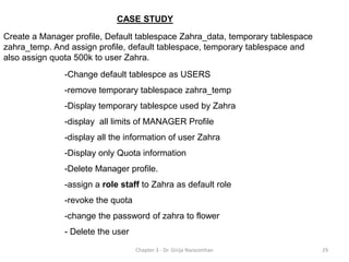 Create user database management security | PPT