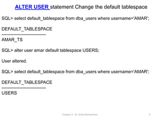 Create user database management security | PPT