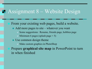 Create webpages | PPT
