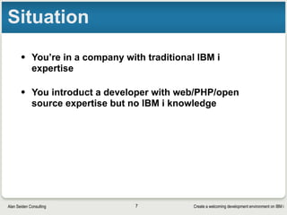 Create a welcoming development environment on IBM i | PDF | Operating Systems | Computer ...