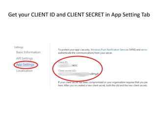 Login System with Windows/Microsoft Live using OAuth php and mysql | PPT