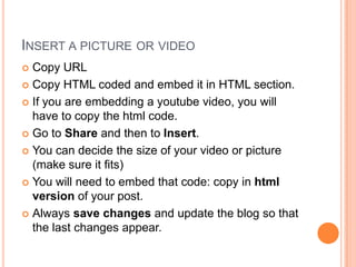 Create your educational blog session 2 | PPTX | Web Design and HTML | Internet