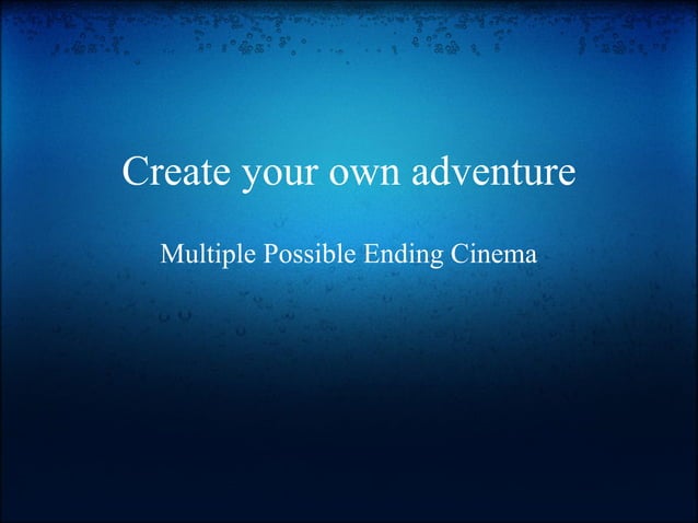 Create Your Own Adventure | PDF