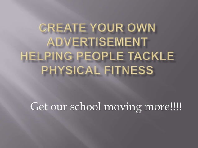 Create your own advertisement | PPTX