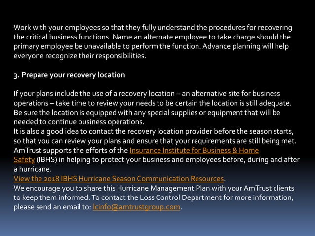 Create your own hurricane management plan | PPT