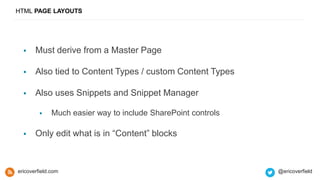 Create your own SharePoint Master Pages and Page Layouts | PPT