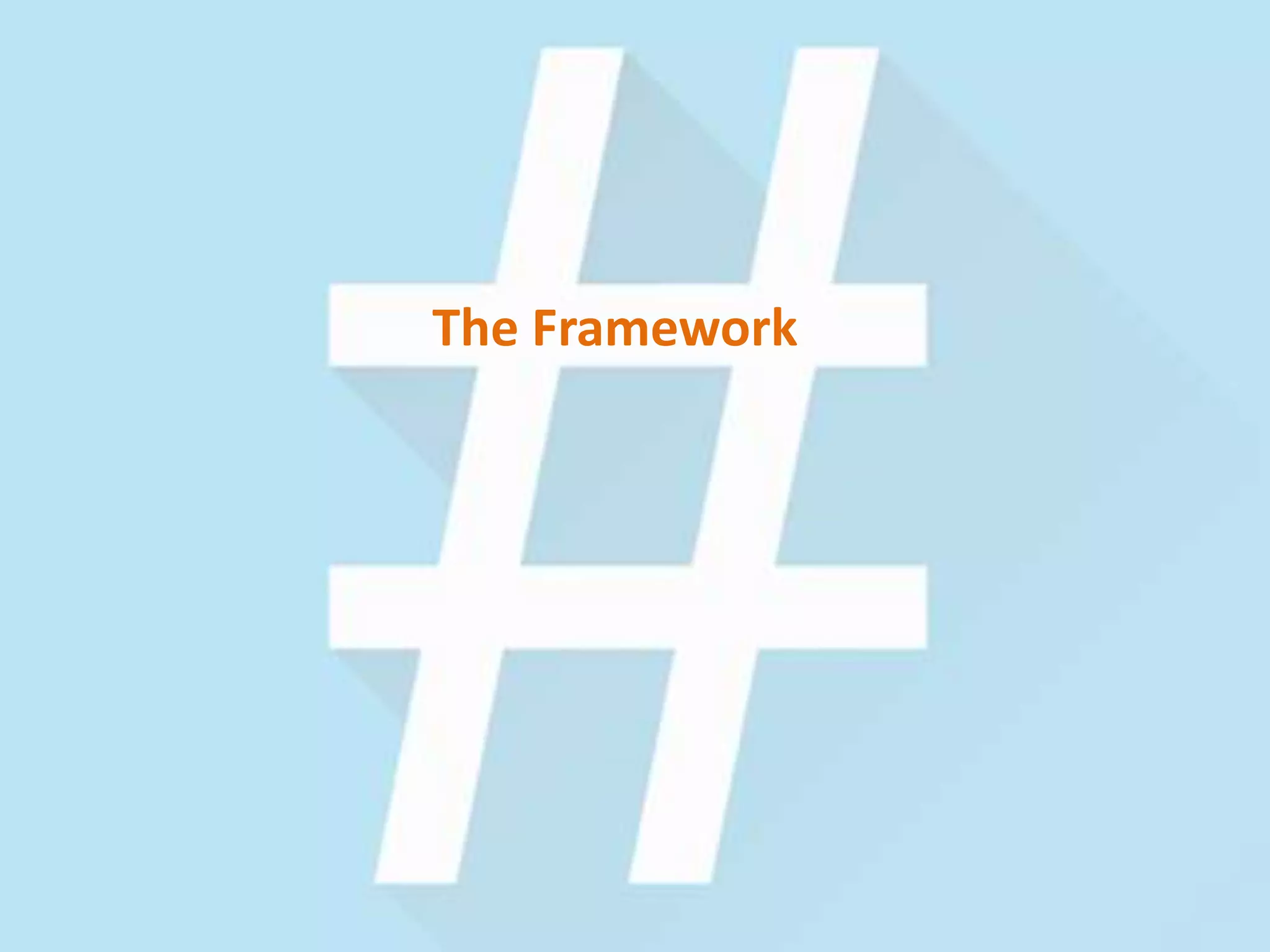 Create your own social media framework | PPT