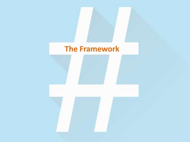 Create your own social media framework | PPTX