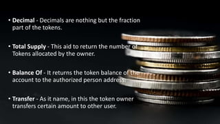 Create your own token | PPTX | Technology & Computing