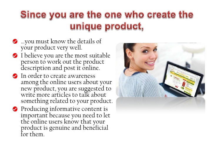 Create Your Own Unique Product to Sell By Taking Advantage of Various ...