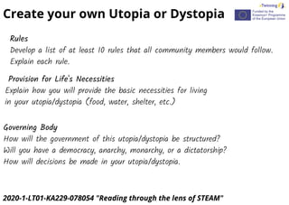 Create your own Utopia or Dystopia | PDF
