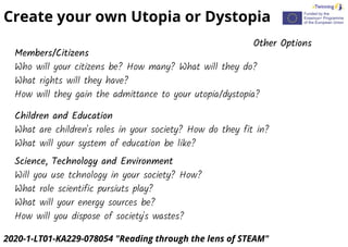 Create your own Utopia or Dystopia | PDF