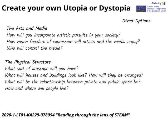 Create your own Utopia or Dystopia | PPT