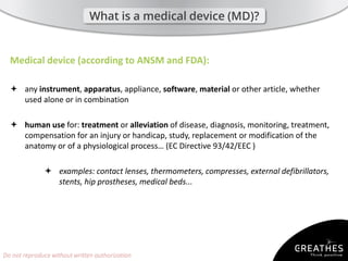 CREATHES : Microencapsulation from cosmetotextile to medical devices | PPT