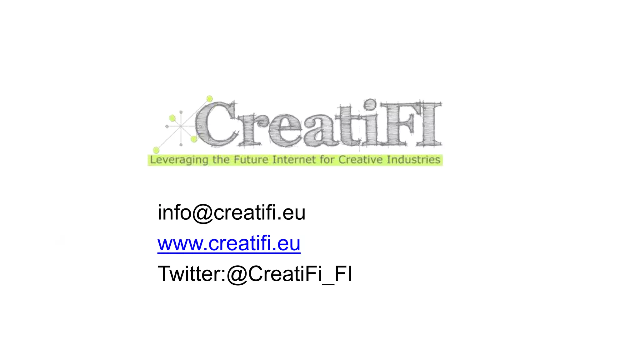 CreatiFI Call1 presentation | PPT