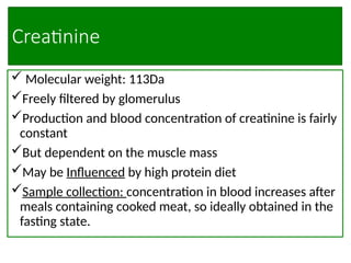 creatine and creatinine - By SHANMUGAPRIYA C | PPTX