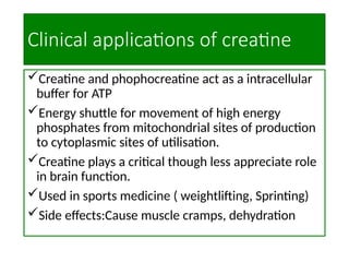 creatine and creatinine - By SHANMUGAPRIYA C | PPTX