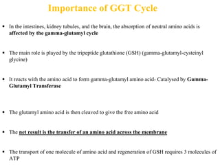 CREATINE AND GLUTATHIONE METABOLISM, STEPS AND CLINICAL ASPECTS | PPTX
